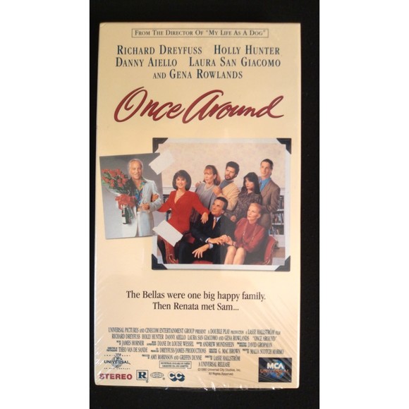 Universal City Studios | Media | Once Around Vhs Cassette 991 Richard Dreyfuss Holly Hunter New ...